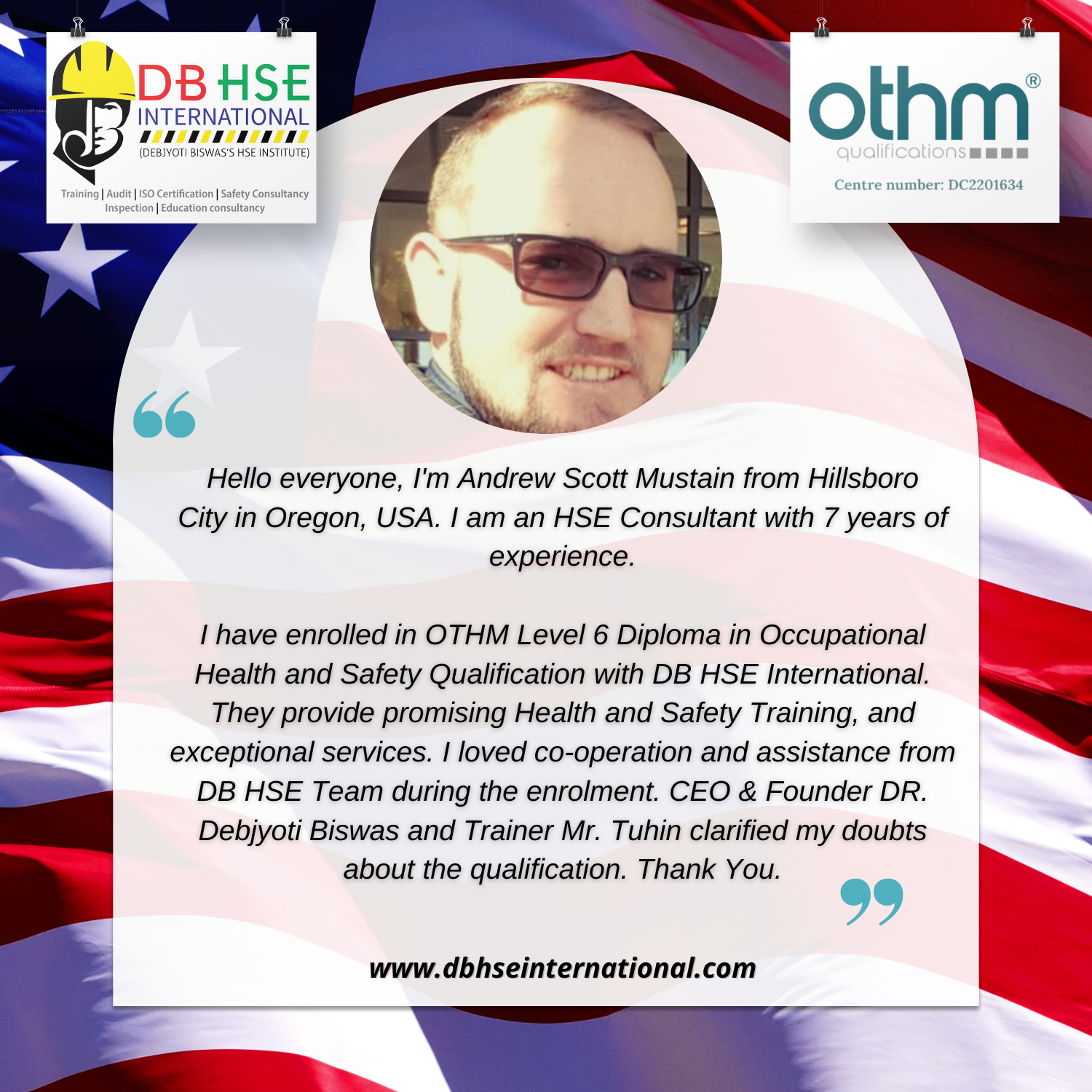 OTHM Level 6 Diploma in Occupational Health and Safety – DBHSE – Institute