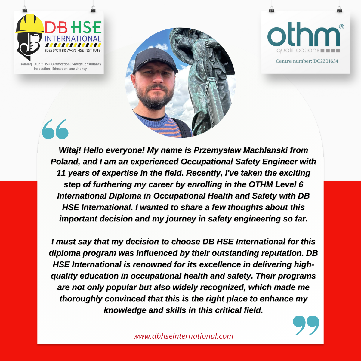 OTHM Level 6 Diploma in Occupational Health and Safety – DBHSE – Institute