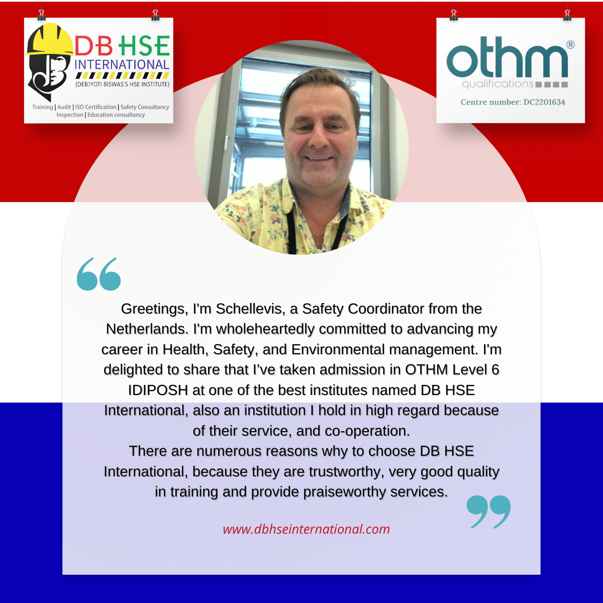 OTHM Level 6 Diploma in Occupational Health and Safety – DBHSE – Institute