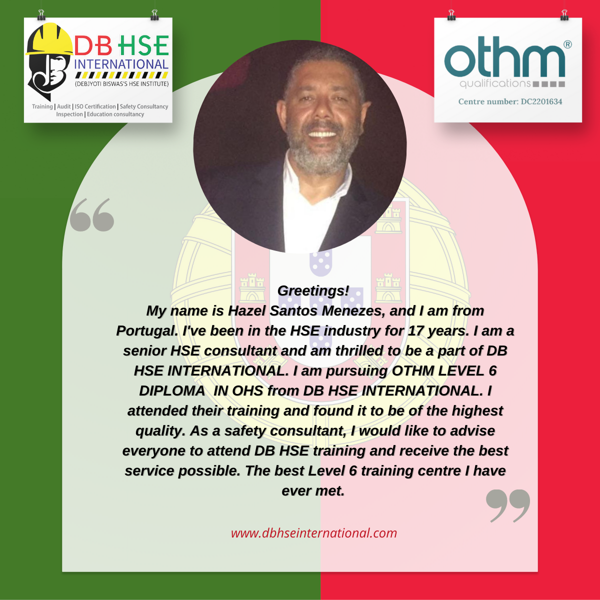 OTHM Level 6 Diploma in Occupational Health and Safety – DBHSE – Institute