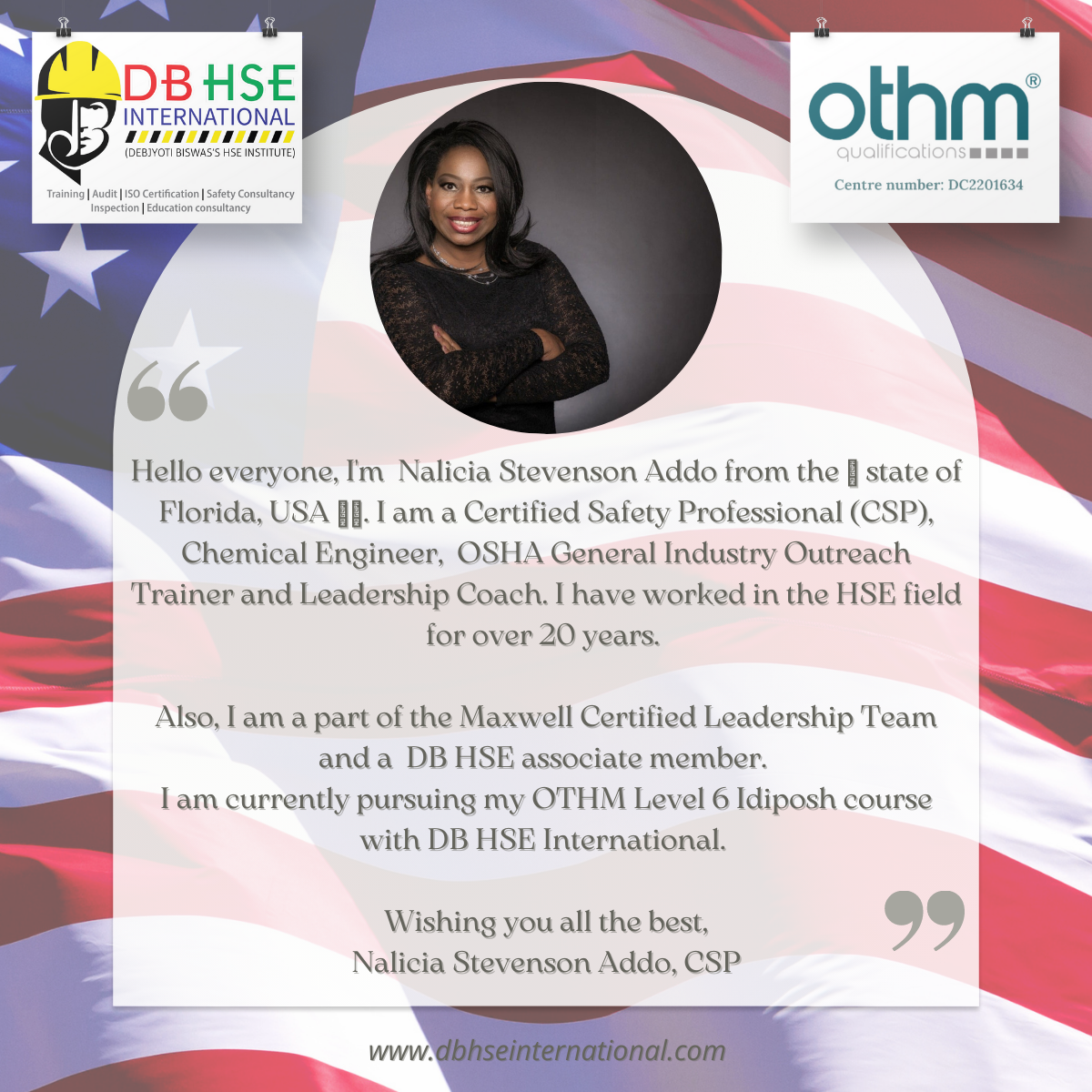 OTHM Level 6 Diploma in Occupational Health and Safety – DBHSE – Institute